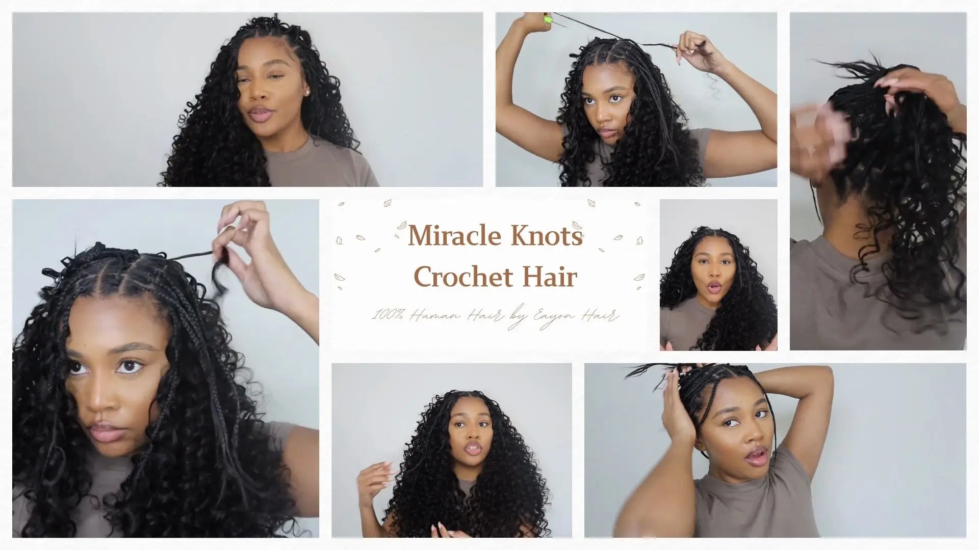 Miracle Knots Crochet Hair | 100% Human Hair by Eayon Hair – Eayonhair